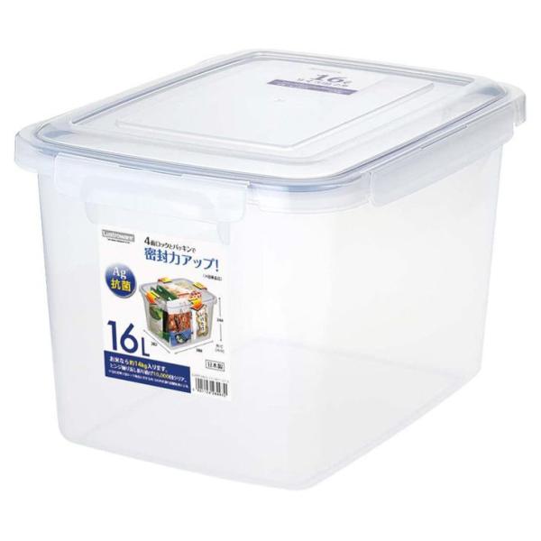 B-2899 KN       フードストッカー 大容量 大型 4点ロック 密封 密閉 抗菌