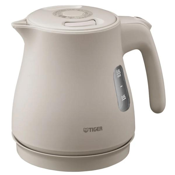 充実の安全設計。 沸くの速すぎ！タイガー 驚速ケトル！ PCVA080CU       置き場所にも困らない蒸気レス電気ケトル。