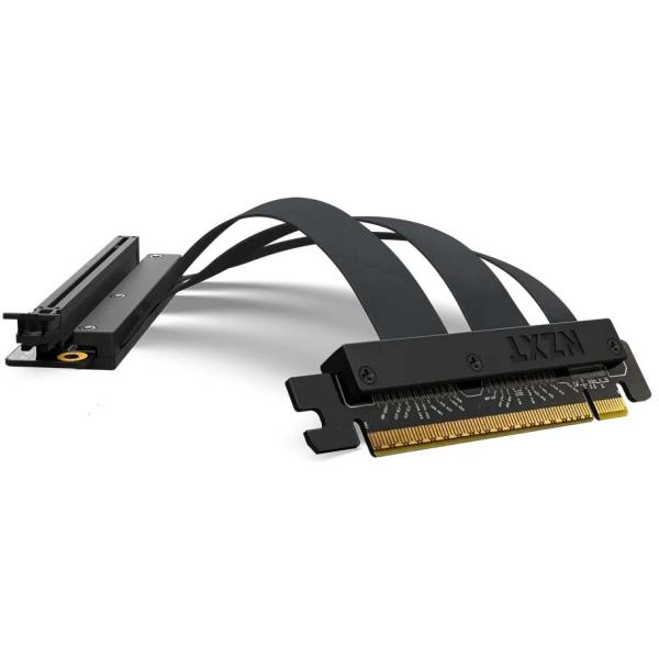 ABRC200B1       PCIe4規格対応のライザーケーブル。安全で取り回し易いケーブル。グラフィックボードの垂直設置などに好適