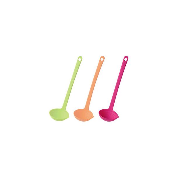 【在庫限りの大特価】 【colorlp】 r1000spg H2304           小さじ、大さじ、1/4カップが計れるおたまです。
