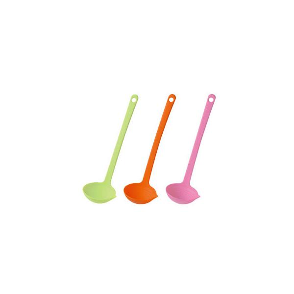 【colorlp】 H2304           小さじ、大さじ、1/4カップが計れるおたまです。