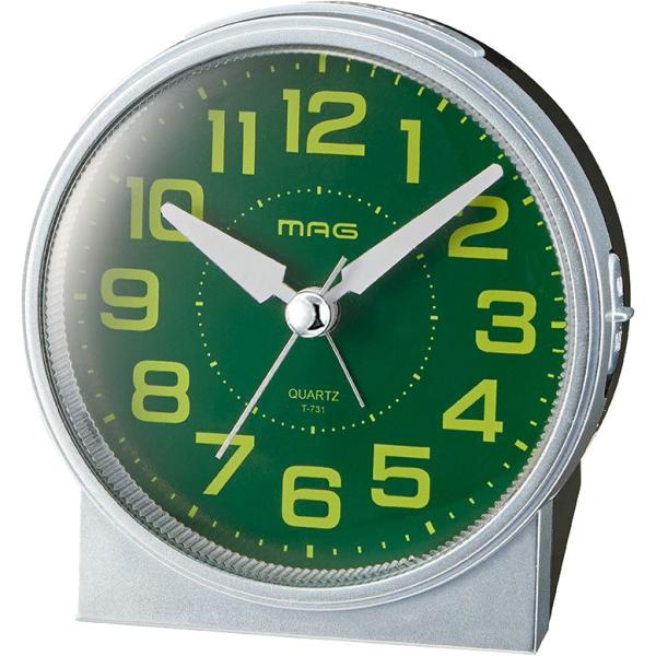 T731SMZ         アラームをオンにしていると、ライトが優しく点灯し続けます。スヌーズ/ライトボタンを押すとライトがより明るく点灯します。