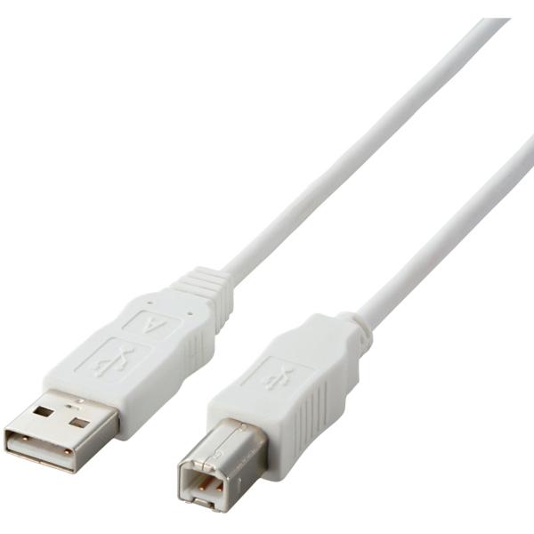 USB2ECO10WH     USB2.0ハイスピードモードに対応!RoHS指令準拠の環境にやさしいUSBケーブル。