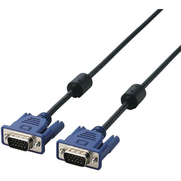 CAC15BKRS       D-Sub15ピン（ミニ）仕様のアナログ接続用ディスプレイケーブル。