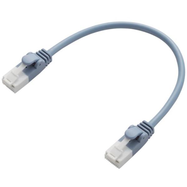 LDGPYTBU015     カテゴリー6に準拠した、ツメ折れ防止やわらかLANケーブル。