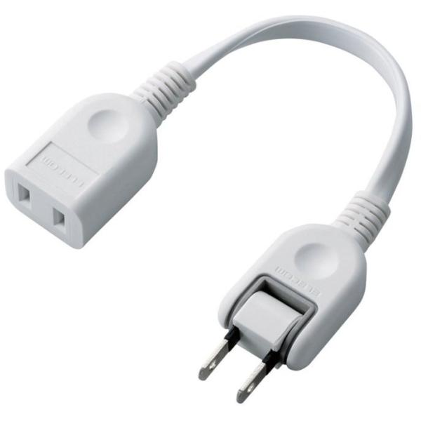 TADR1WH         ホワイト。隣のコンセント差込口をふさがずにACアダプタを接続できる電源延長コード