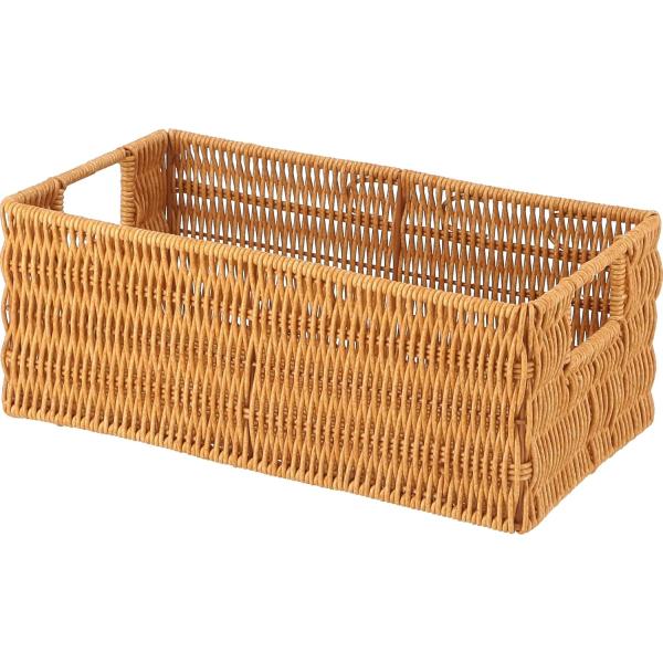 【納期未定】 27875           収納 篭 かご 籠 食洗機可能 フェイクラタン インテリア