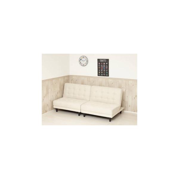 メーカー直送 同梱不可 カード決済のみ対応 沖縄・北海道・離島お届け並びに時間指定不可 33128           【完成品】使い方は自由、用途に合わせてスタイルを変えられる分割タイプ、多機能なソファーベッドです。