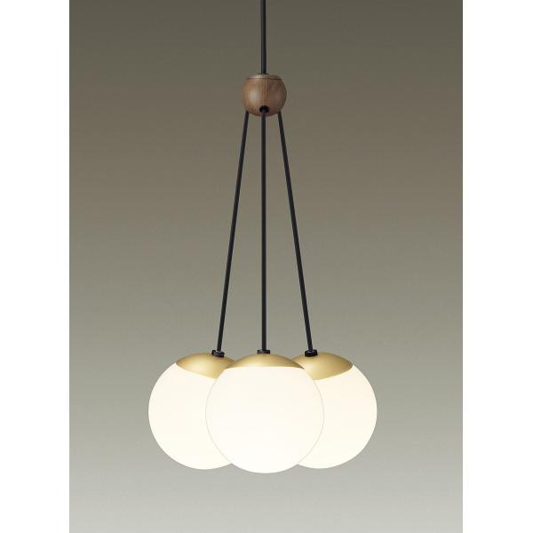 DXL81506        アースカラーと本木素材を組み合わせたLEDペンダント