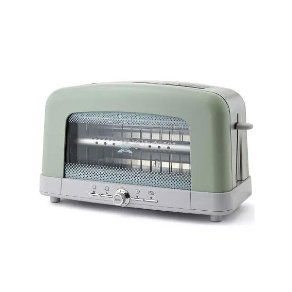 温かみのある光でキッチンを彩るガラス窓がついたポップアップトースター わずか0.2秒で発熱遠赤グラファイトで極上のトーストを AEPG12A         忙しい朝でも外はカリッと、中はモチッとした極上のトーストを焼き上げます。アラジンポ...