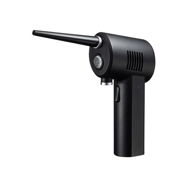 CDADE1BK        環境に優しい充電式電動エアダスター。LEDライト付き。