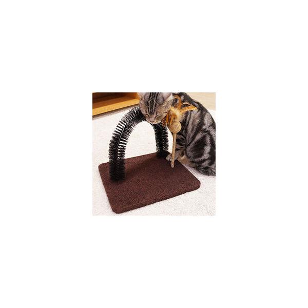【ドギーマン　猫　グッズ】 316067000       シンプルなデザインの猫ファニチャー。スリスリしてマッサージにも。