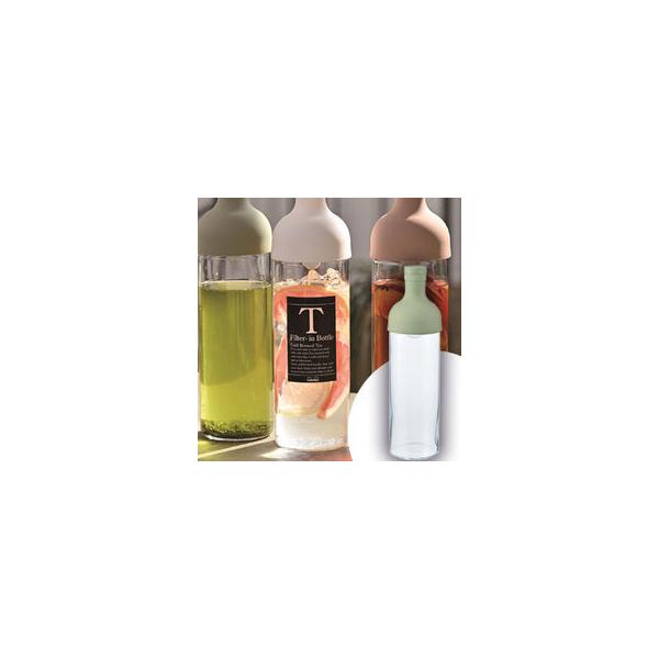 FIB-75          食事の時に水出し茶をワインのように愉しんでいただきたいという思いからうまれた、ワインボトル型の水出し茶ボトル。