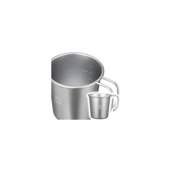 こだわり 本格コーヒー アウトドア仕様 コーヒー器具 OVSM30HSV       計量することもできるステンレス製のコーヒーマグカップ。計量後は抽出後のコーヒーを楽しむマグカップとしても◎