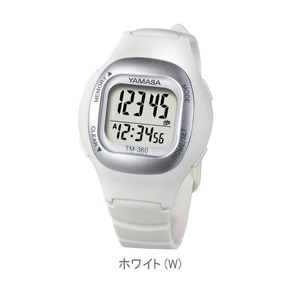 TM360W          多機能モデルの腕時計タイプ万歩計(クォーツ式時計)