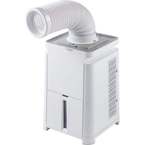 移動式 ミニ スポットクーラー 冷風 送風 切り替え YUASA YNMC5E          小型で持ち運びしやすいどこでもエアコン。冷風・送風切り替え機能あり。