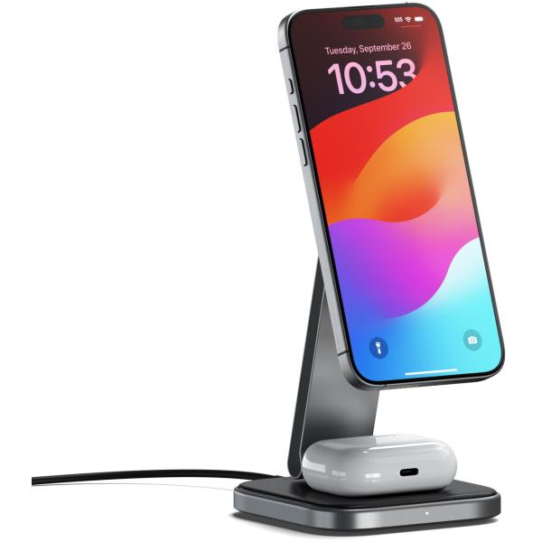 PSTQ21FM        2-IN-1 フォアダブル QI2 ワイヤレスチャージングスタンド PST-Q21FM