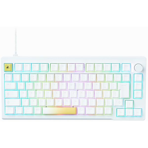 UPMKGA75MTLRTJW UPトリガー対応 CNCフルアルミ 75%ゲーミングキーボード