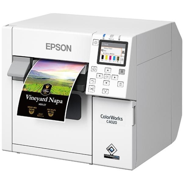 CWC4020M        4インチ幅ロールモデル（マットブラック）。商品ラベルも識別ラベルも、場所を取らずに手軽に作成できるコンパクトモデル。