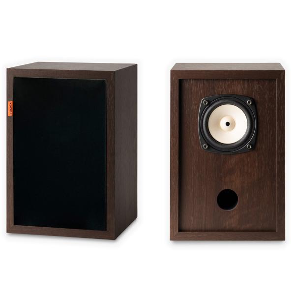 Speaker System 机上に置けるコンパクトサイズ GS83AVB         アルニコマグネットの心地よく上質な響きをコンパクトに楽しめる！8cmフルレンジ搭載スピーカーシステム
