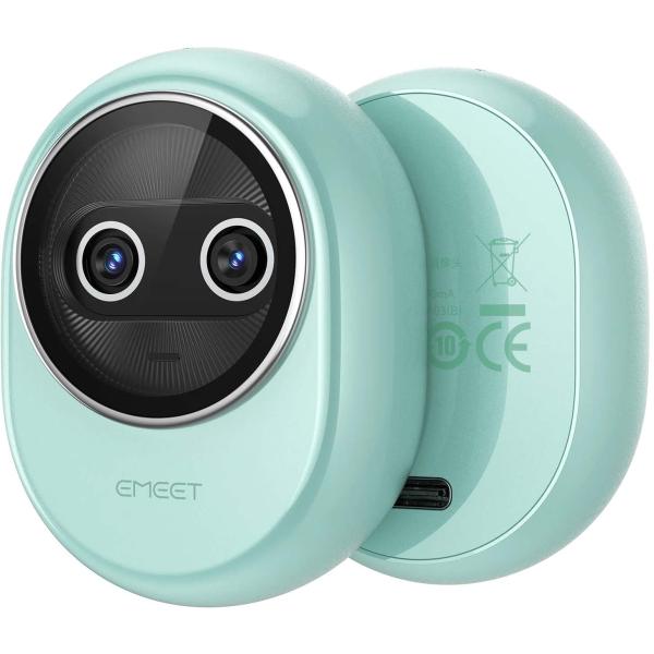 E3142511        グリーン。デュアル4Kカメラ を搭載した超小型WEBカメラ。1/2.5インチセンサー。プライバシーカバーとアダプター付属。