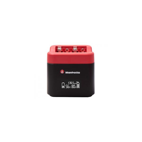 当店在庫限り！ MANPROCUBES     同型バッテリーを2本同時に急速充電できるツインチャージャー