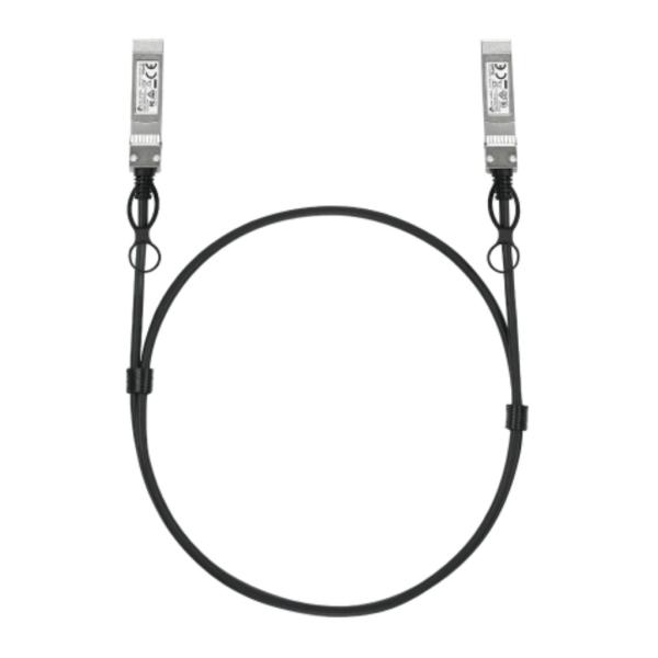 SM6220-1M       両端に25G SFP28コネクタを搭載、25Gイーサネット通信最長1m対応