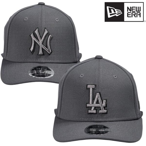 NEW ERA 9SEVENTY - Carbon Steel Stretch Snap特徴- 9SEVENTY- スナップバック- 左側にNew Eraフラッグロゴ