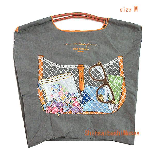 ≪Brand new≫ Ball &amp; Chain SAN HIDEAKI MIHARA Mesh Pocket Tote Bag F.GRAY M Eco ≪ 新品 ≫ボールアンドチェーン サン ヒデアキミハラ メッシュポケット F...