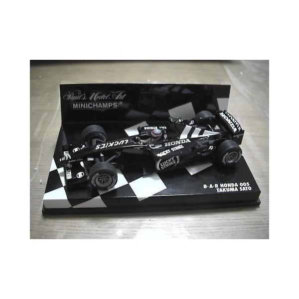 1/43ミニチャンプス用BAR005'04テストデカールです。デカールのみです。冬の間のBARテストで使用された特別カラーです。タイヤもミシュランから変更されており日本GP終了後すぐにカラーリング変更されてかなりの回数をこの仕様で走行してい...