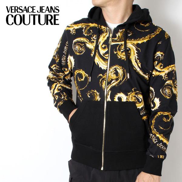 【発売日：2025年05月09日】イタリアのラグジュアリーブランドVersace Jeans Coutureクラシカルでゴージャスなイメージをそのまま引き継いだコレクションを展開・ロゴクチュールをベースに無地フードやポケットの切替が斬新なジ...