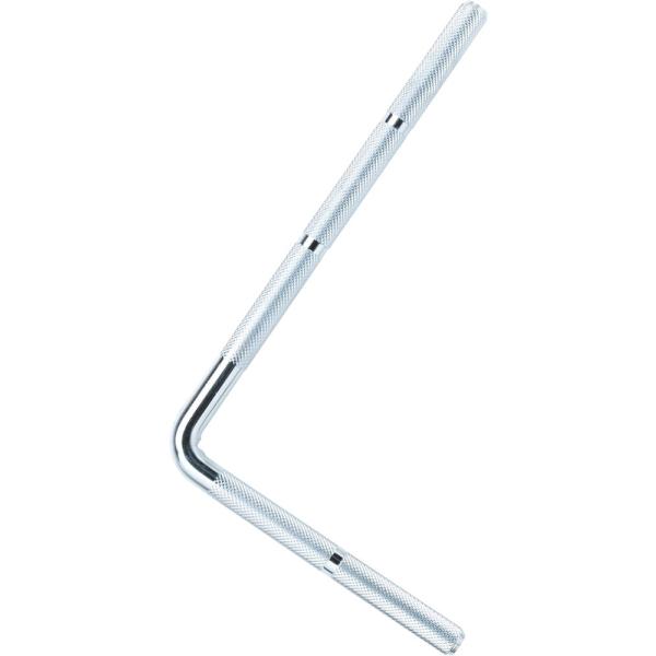 MC66やMC5、MC7と組み合わせて、タムタム、カウベル、スプラッシュ・シンバルなどを取り付けるLロッド。LCBは9mm径でカウベルやクランプ付のタンバリンを取り付け可能です。