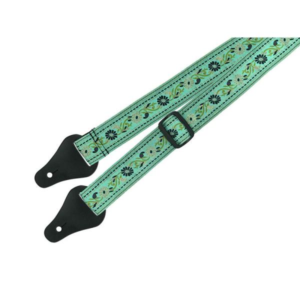 ジャカード織を採用した「ウクレレ・ストラップ」です。38mm幅で、ウクレレにピッタリなサイズです。長さ調節はスライド式です。ストラップ部分の裏側はポリ繊維を、エンド部分にはレザーを使用しています。Specifications長さ 約745 ...