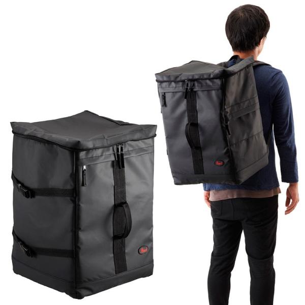 クッションパッド装備で更に保護性を高め、背負えるリュックタイプのデラックスモデル。W330 x H550 x D330