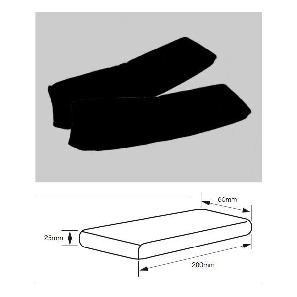 フライングVやエクスプローラーなどの先端部分やエンドピンを保護するためにケース内部に装着するインナークッションです。マジックテープが付いてますので、ボディサイドやヘッド部分など、隙間が気になる部分や特に保護したい部分に装着する事が可能です。...