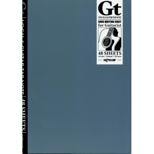 Vocal、Guitar(TAB譜付き）4段A4サイズ　48ページ