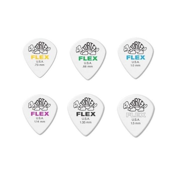 Tortex Flex Jazz III と同様にTortexの耐久性と、柔軟性と暖かみのあるサウンドのナイロンを合わせたこのピックは大きな Jazz III XLのサイズになる事でコントロール性、スピード、精確さ、そして掴みやすさを両立し...