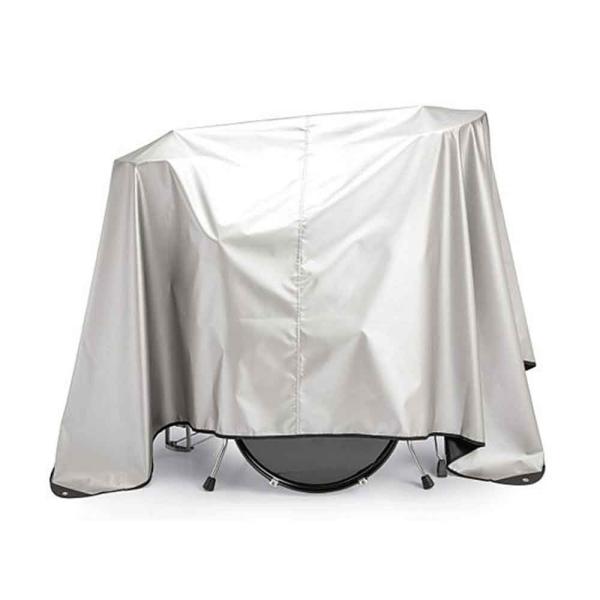 防塵、UVカット可能なリバーシブルタイプのドラムカバー(80″-108″)です。シルバーカバーは吸湿性、速乾性に優れているポリエステルと撥水加工のアクリル塗装と組み合わせた繊維を使用。 更に遮熱、紫外線をガードするＵＶカット仕様。ブラックカ...