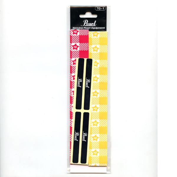 テニスラケットや野球用バットのグリップ部にも採用され ている、手にしっくりなじむ素材を使用したスティックの 滑りを防ぐテープ。 Poppin'Party オリジナルデザインで、 ピンクとイエローの各 1 色入り