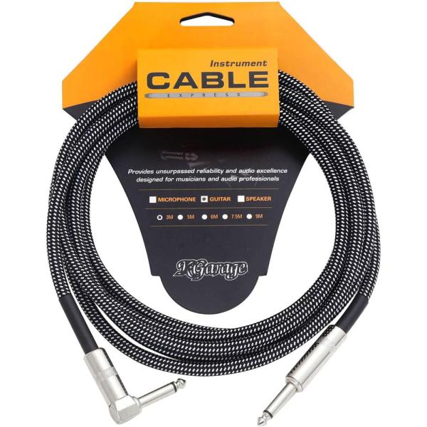 おしゃれなファブリックジャケットケーブル。巻きグセ、ねじれに強く取り回しやすく扱い易い、ファブリック・ジャケットをまとった、スタイリッシュな楽器用3mケーブルです。FGC-3は三色展開で好みに合わせて、または配線の違いなどを色で示す時も便利...