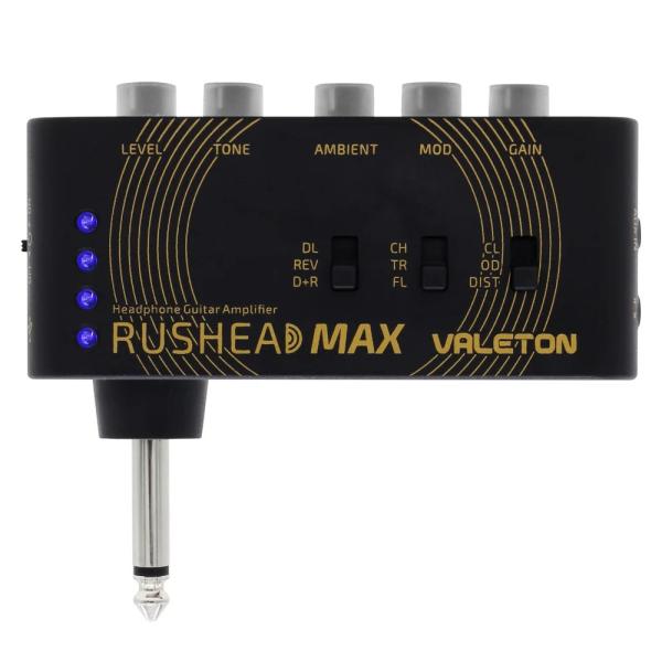 Rushead Max は、シンプルで使いやすいギター用ヘッドフォンアンプです。内部には、世界で最も有名なアンプのサウンドが詰め込まれており、それぞれに幅広いゲイン調整が可能です。クリーンでナチュラルなトーンから、温かみのあるオーバードライ...
