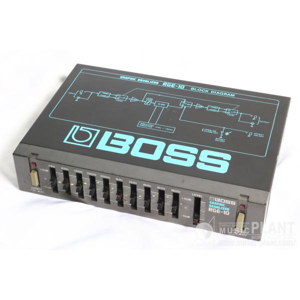 <エフェクター　イコライザー>BOSS MICRO RACKシリーズ RGE-10 中古にて入荷です!BOSS RGE-10 中古にて入荷です!ハーフラックサイズのグラフィックイコライザー!31Hzと16kHz、2箇所EQが効か...