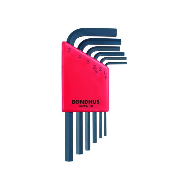 <６角レンチセット> 1.5mm, 2mm, 2.5mm, 3mm, 4mm, 5mmのミリ規格六角レンチ6本セットです。管理しやすいロック機能付きケースで小さいレンチもなくす心配がありません。一般的な鋼材では出せない強度を出す...