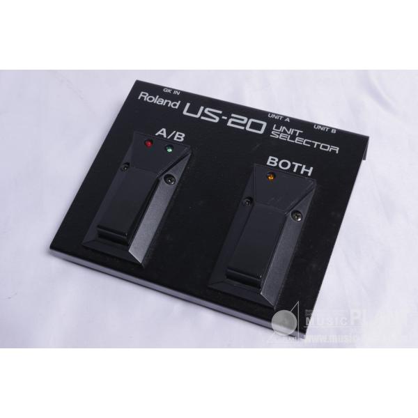 <フットスイッチ　ユニットセレクター> Roland US-20 中古にて入荷です!使用に伴う傷等はございます。付属品はございません。GR/VG/GIの切り替え、ミックスを可能にするユニット・セレクターUS-20は、1IN/2O...