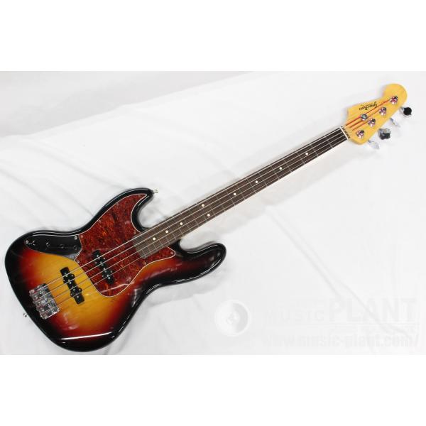 <エレキベース>Grass Roots G-J-60B 中古にて入荷です!LUNA SEA Jモデル。ピックアップはS.DUNCAN SJB-1、ロックピンへ交換されています。コントロールはノブが外されており、トライバーで調整で...