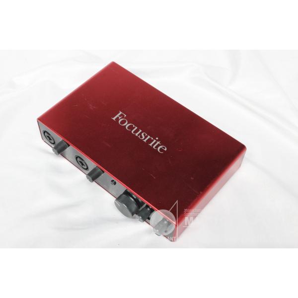 <オーディオインターフェース>Focusrite Scarlettシリーズ Scarlett 8i6 中古にて入荷です!Scarlett 8i6はいつもの機材を常時接続に、制作にゆとりを与える8chインプットを装備。そのクラスを...