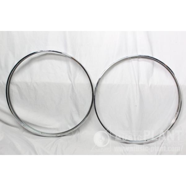 <バスドラムフープ> NO BRAND 20" Bass Drum Foop 中古にて入荷です!フープの幅は約40.6mmです。1ペア販売となります。使用に伴う傷、サビ等はございます。現状にて付属品はございません。