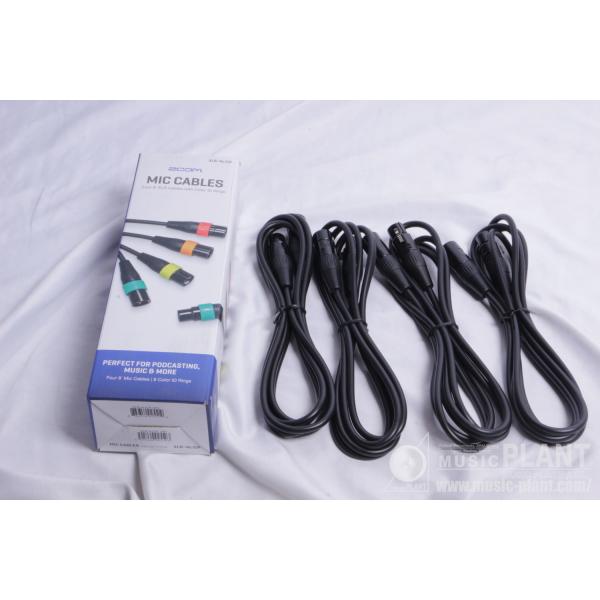 <XLRケーブル 4本セット> ZOOM XLR-4c/CP 中古にて入荷です!使用に伴う傷等はございます。4色ペアのカラーIDリングと、4本のマイクケーブルたとえ小規模なレコーディングでも、マイクケーブルは4本くらいは必要です...