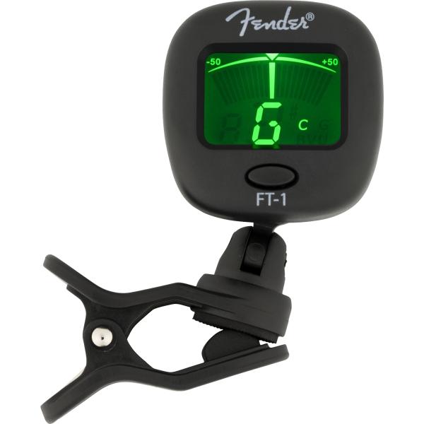 <クリップチューナー> 小ぶりながら多機能のFT-1 Pro Clip-On Tunerは、暗いステージ上でも迅速なチューニングを可能にします。本体に内蔵されたバイブレーションセンサーにより、様々な音が飛び交う環境でも簡単に操作...