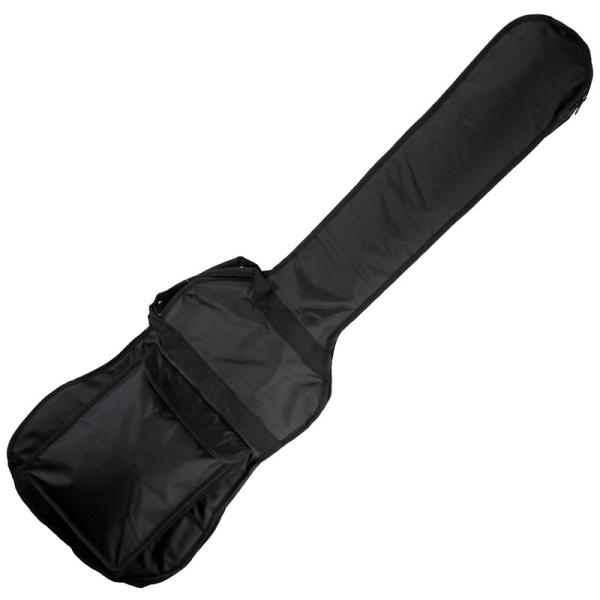 <エレキベースバッグ>ナイロン製エレキベース用。Length 　　　　1200 mmWidth (upper) 330 mmWidth (lower) 380 mmDepth 　　　　50 mm